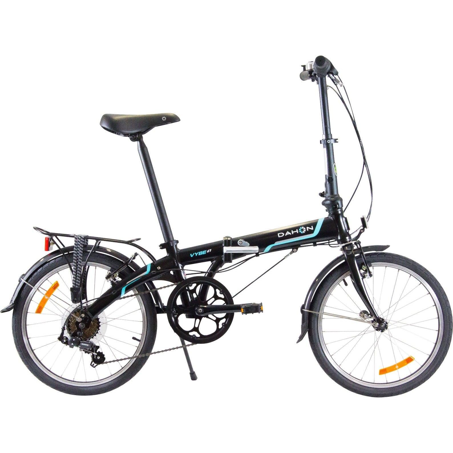 Dahon Vybe D7 Folding Bike Black (2019) – 99 Bikes