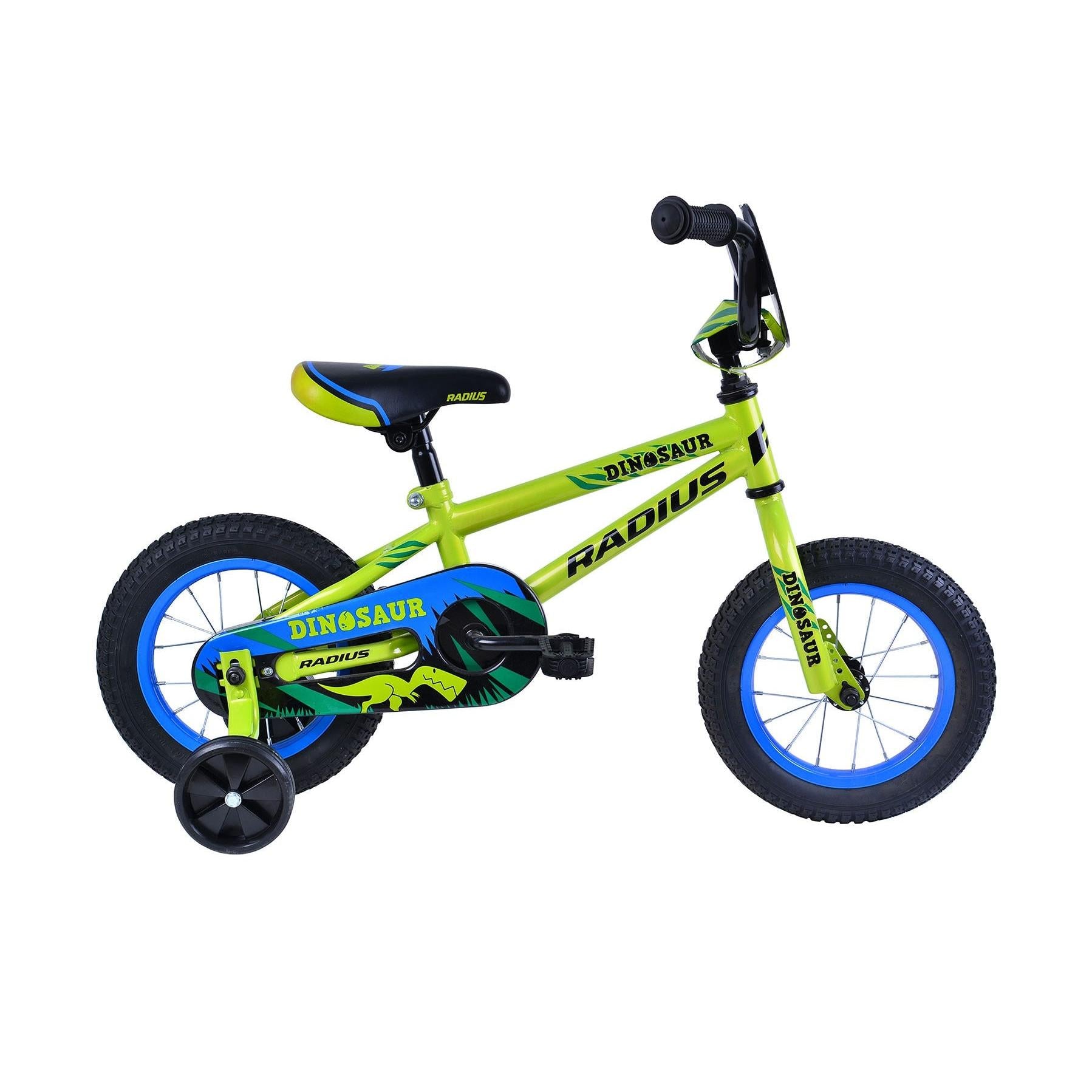 Radius Dinosaur 12 Inch Bike Gloss Lime/Blue/Black (2019) – 99 Bikes