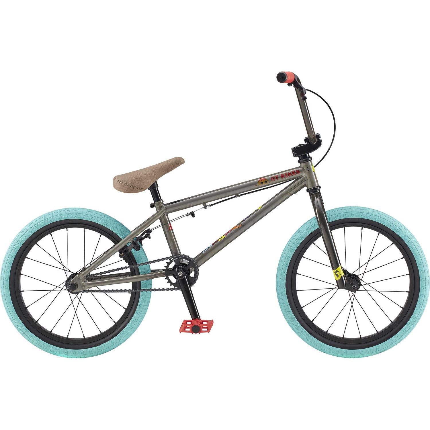 GT Performer Jr 18 Kids BMX Bike Gloss Raw (2020) – 99 Bikes