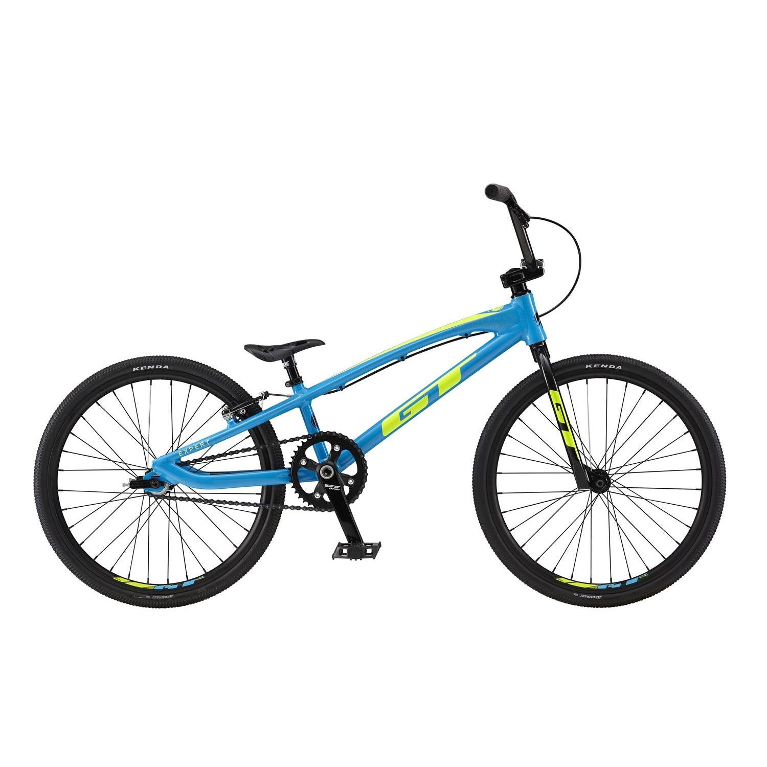 GT Speed Series Expert BMX Bike Cyan/Neon Yellow (2019) – 99 Bikes