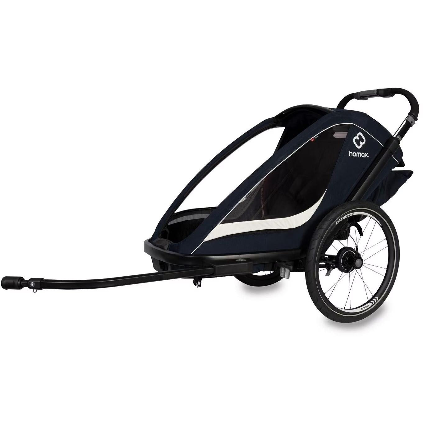 Hamax Breeze One Child Trailer Navy – 99 Bikes