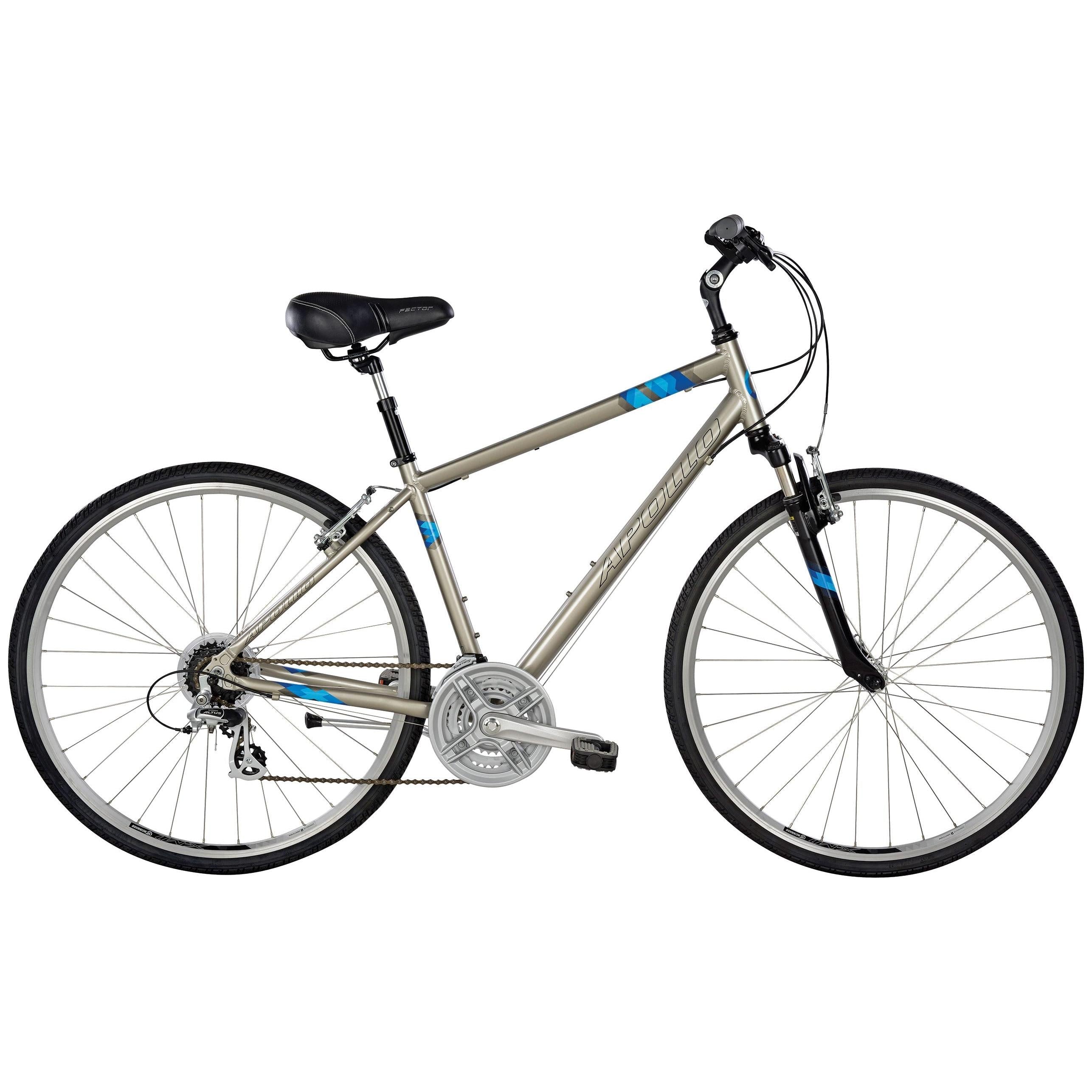 Apollo Incline Hybrid Bike Blue (2018) – 99 Bikes