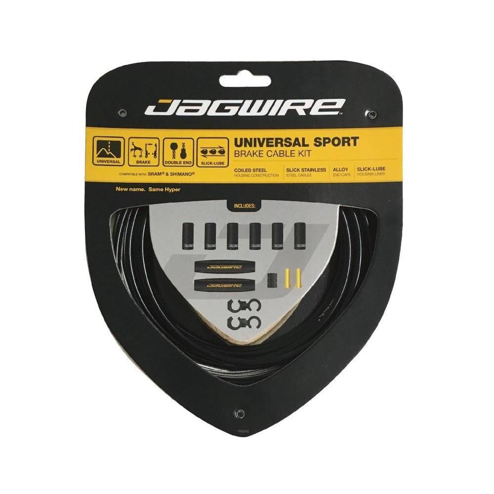 Jagwire Sport Brake Cable Universal Kit Inner & Outer Housing Black ...