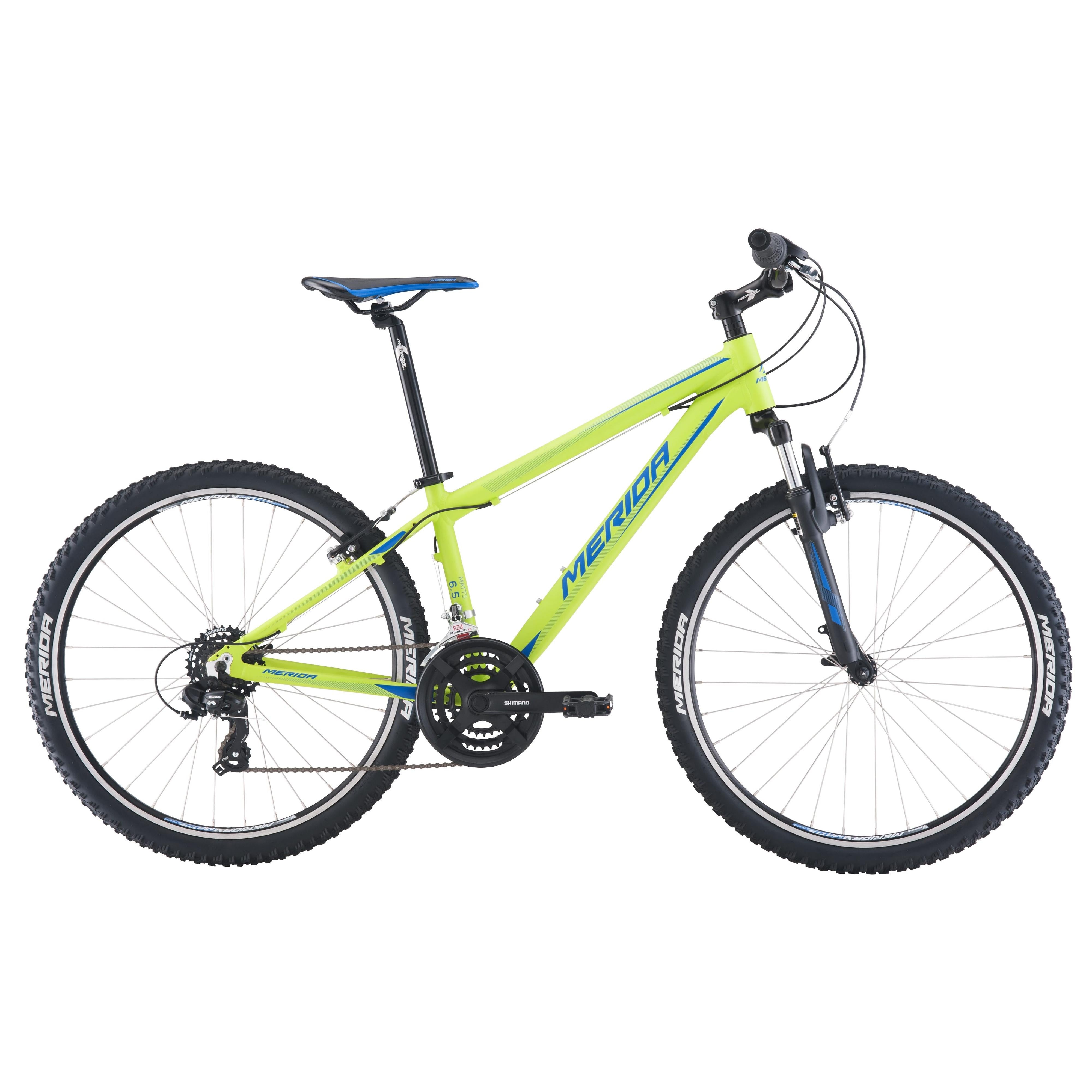 Merida Matts 6.5-V Mountain Bike Yellow/Blue (2017) – 99 Bikes