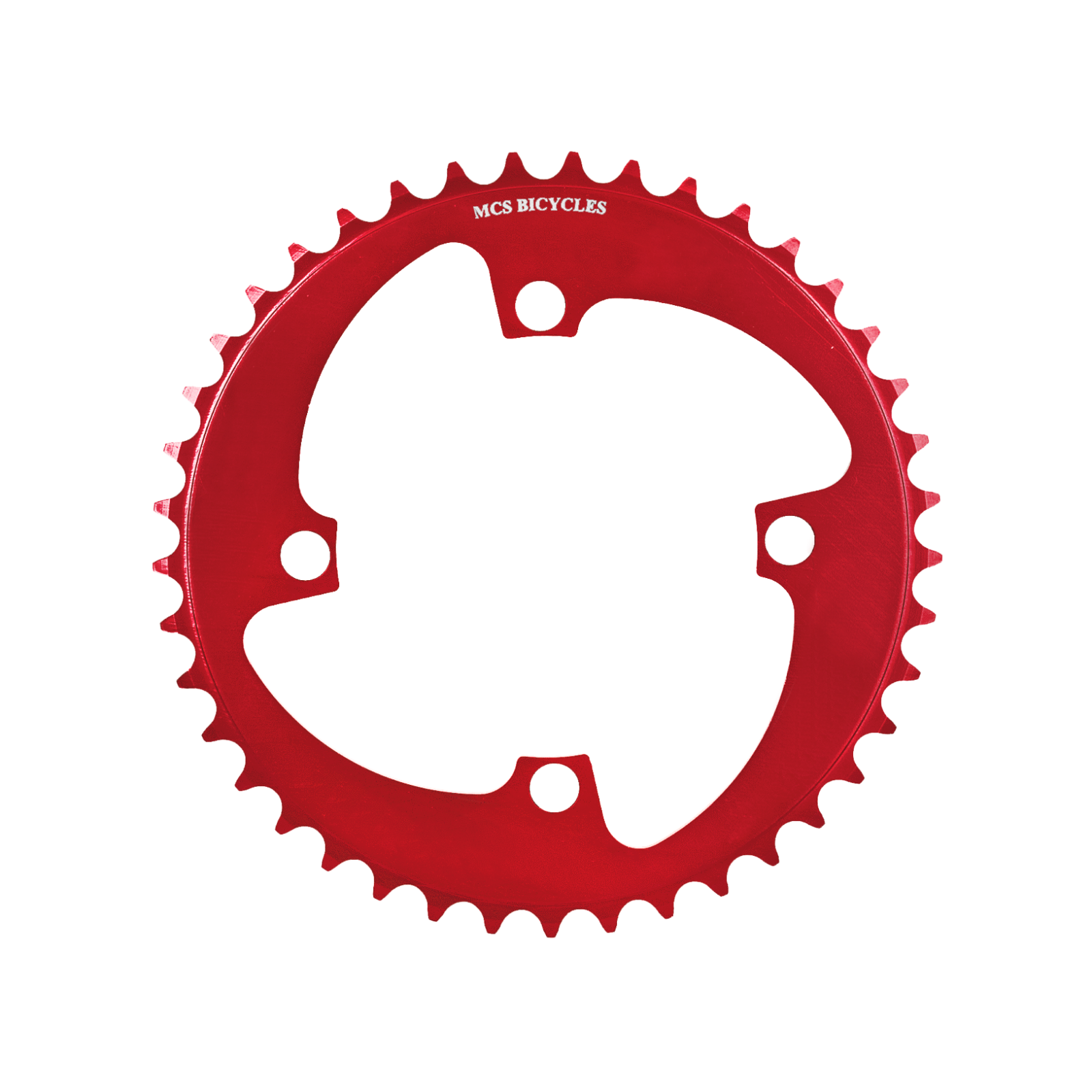 MCS 4-Hole BMX Chainring 39T Red – 99 Bikes