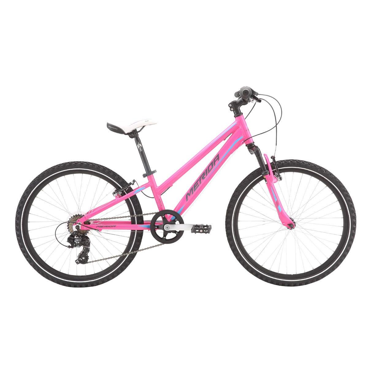 Merida Matts J24 Kids Bike Pink/Barbie Blue/Grey (2019) – 99 Bikes