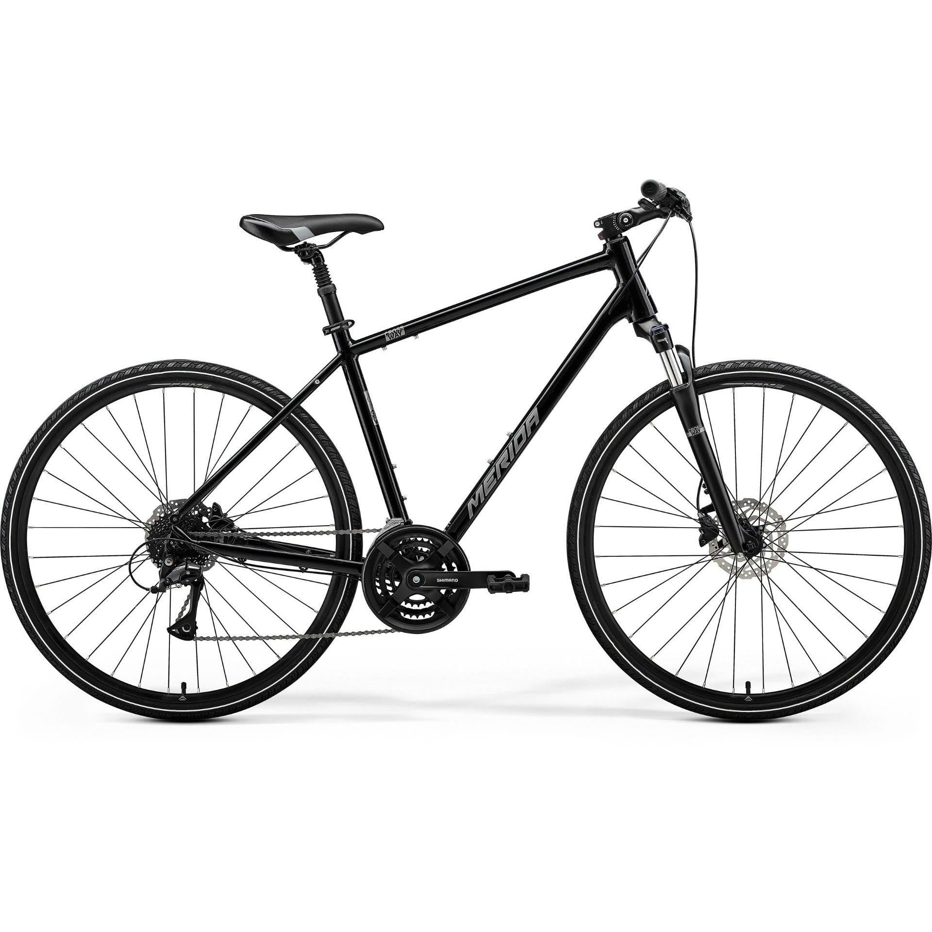 Merida Crossway 20 Hybrid Bike Black/Silver – 99 Bikes