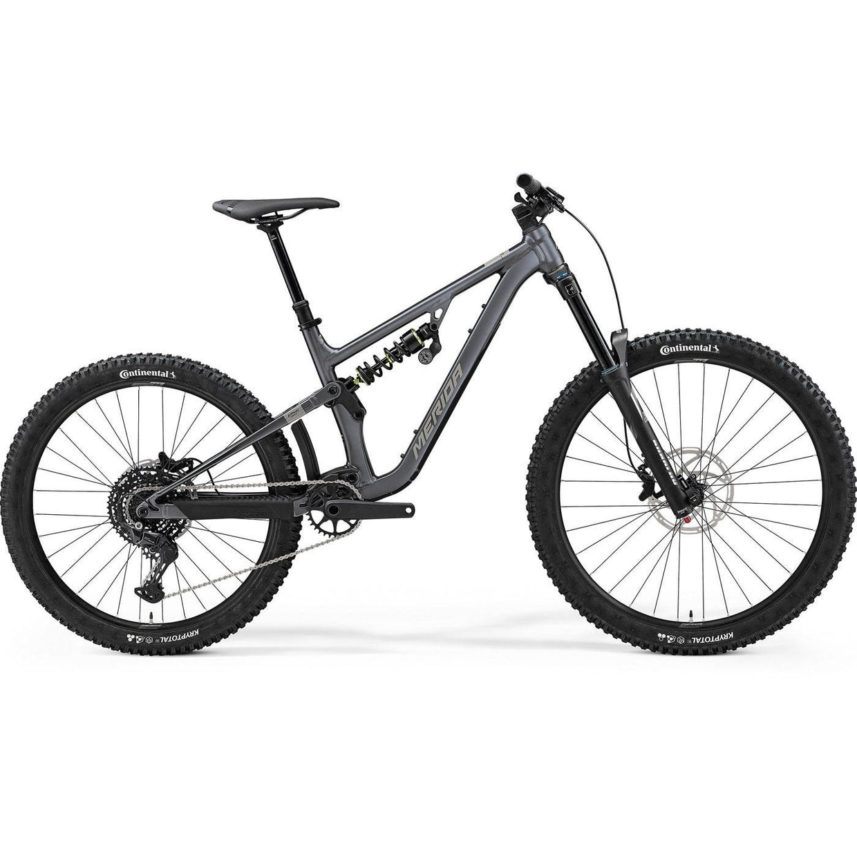 Merida One-Sixty FR 400 Dual Suspension Mountain Bike Silk Dark Silver ...