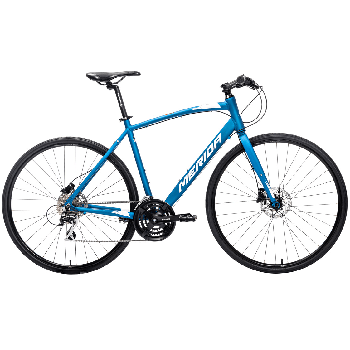 Merida Speeder 20 Flat Bar Road Bike Matt Blue/White – 99 Bikes