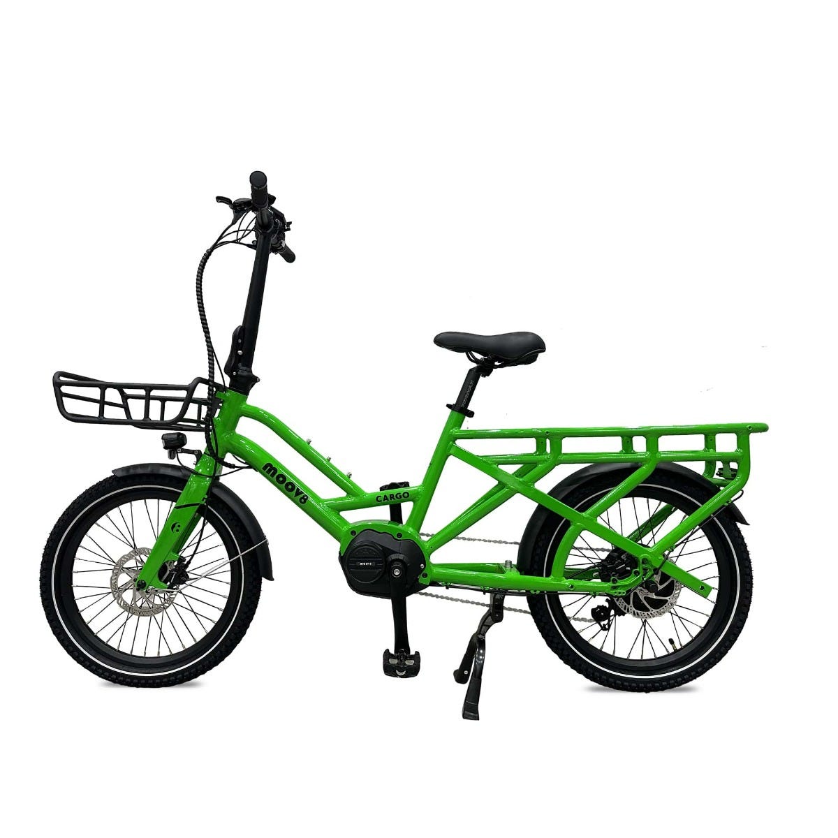 Moov8 Cargo C2 Electric Cargo Bike Green (2024) – 99 Bikes