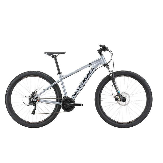 Silverback Stride HD Hardtail Mountain Bike 29'' Silver/Black – 99 Bikes