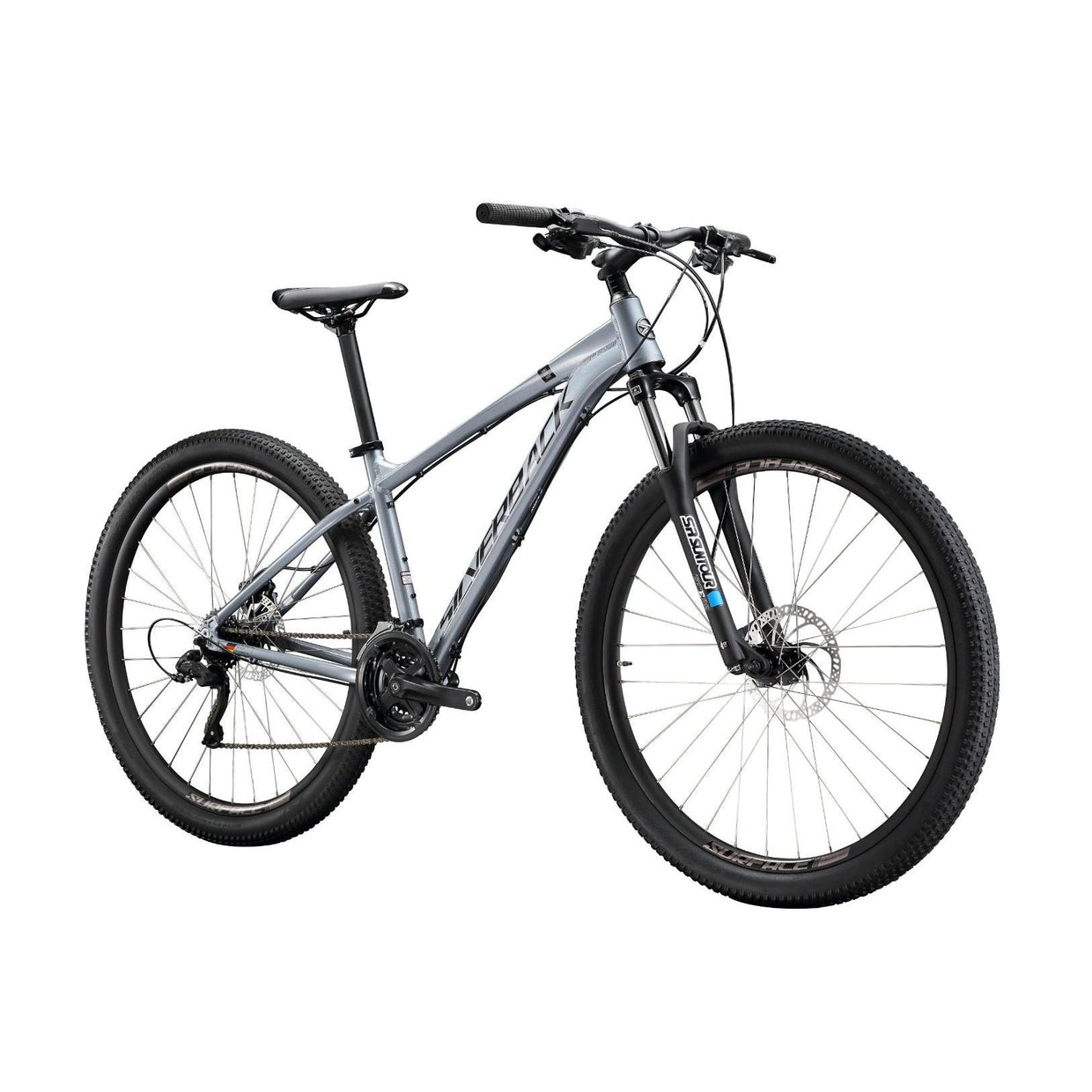 Silverback Stride HD Hardtail Mountain Bike 29'' Silver/Black – 99 Bikes