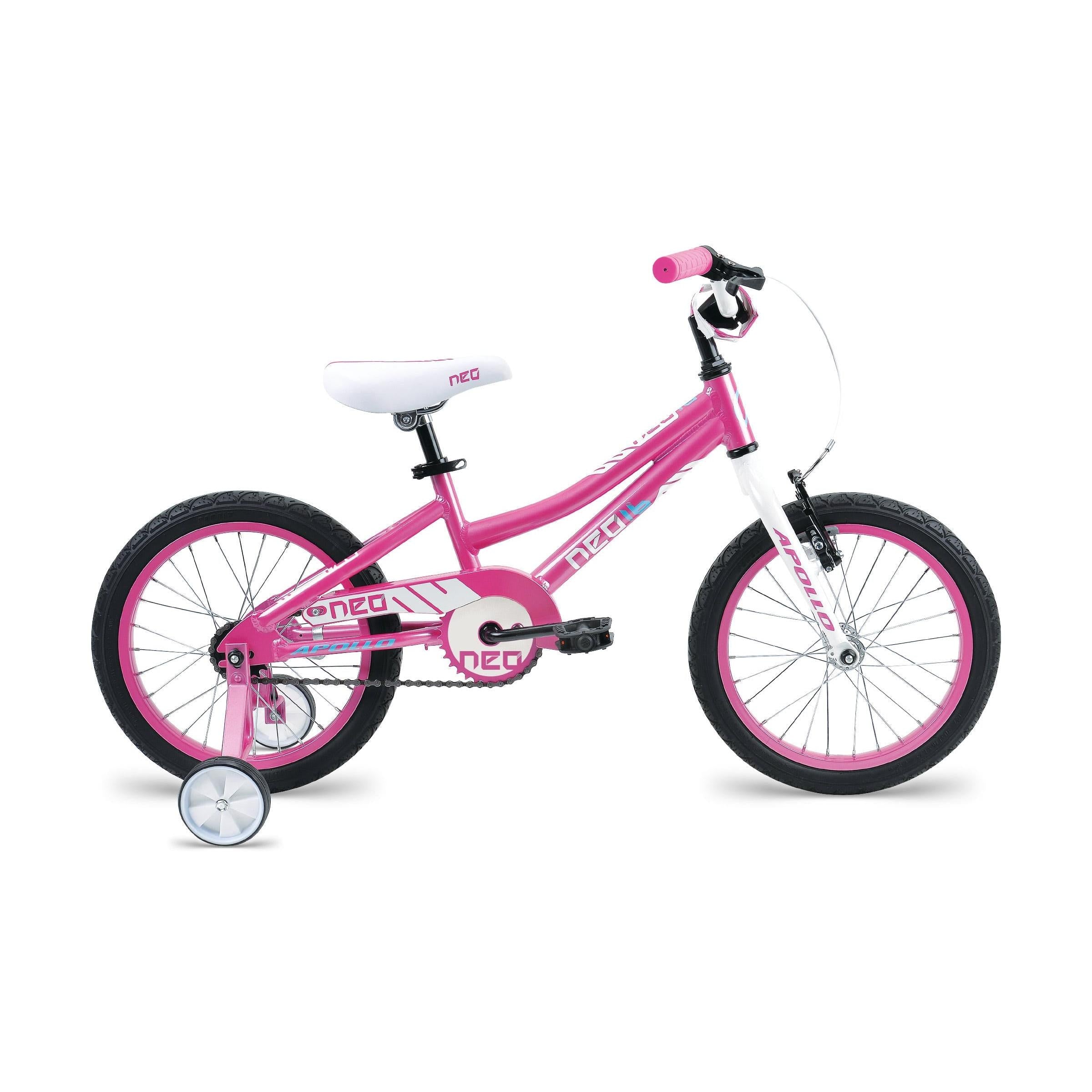 Apollo Neo 16inch Kids Bike [Pink/White] (2017) – 99 Bikes
