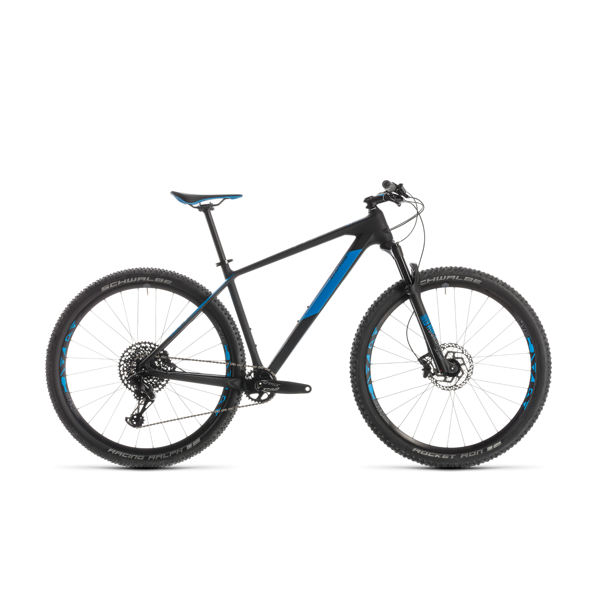 Cube Reaction C62 Pro Mountain Bike Carbon/Blue – 99 Bikes