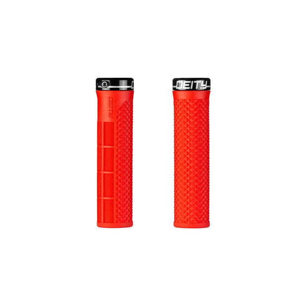 Deity Lockjaw Grips Red – 99 Bikes