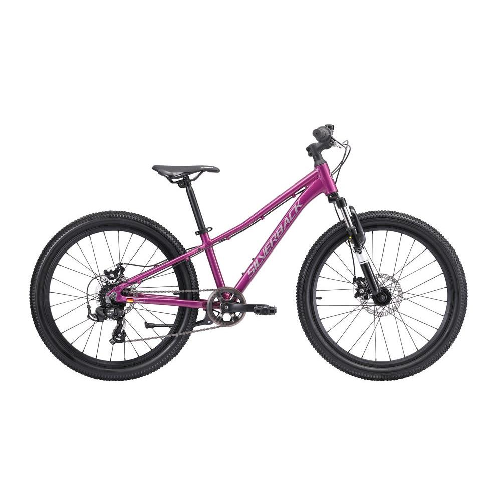 Silverback Spyke 24 D Kids Bike Mulberry Purple Silver – 99 Bikes