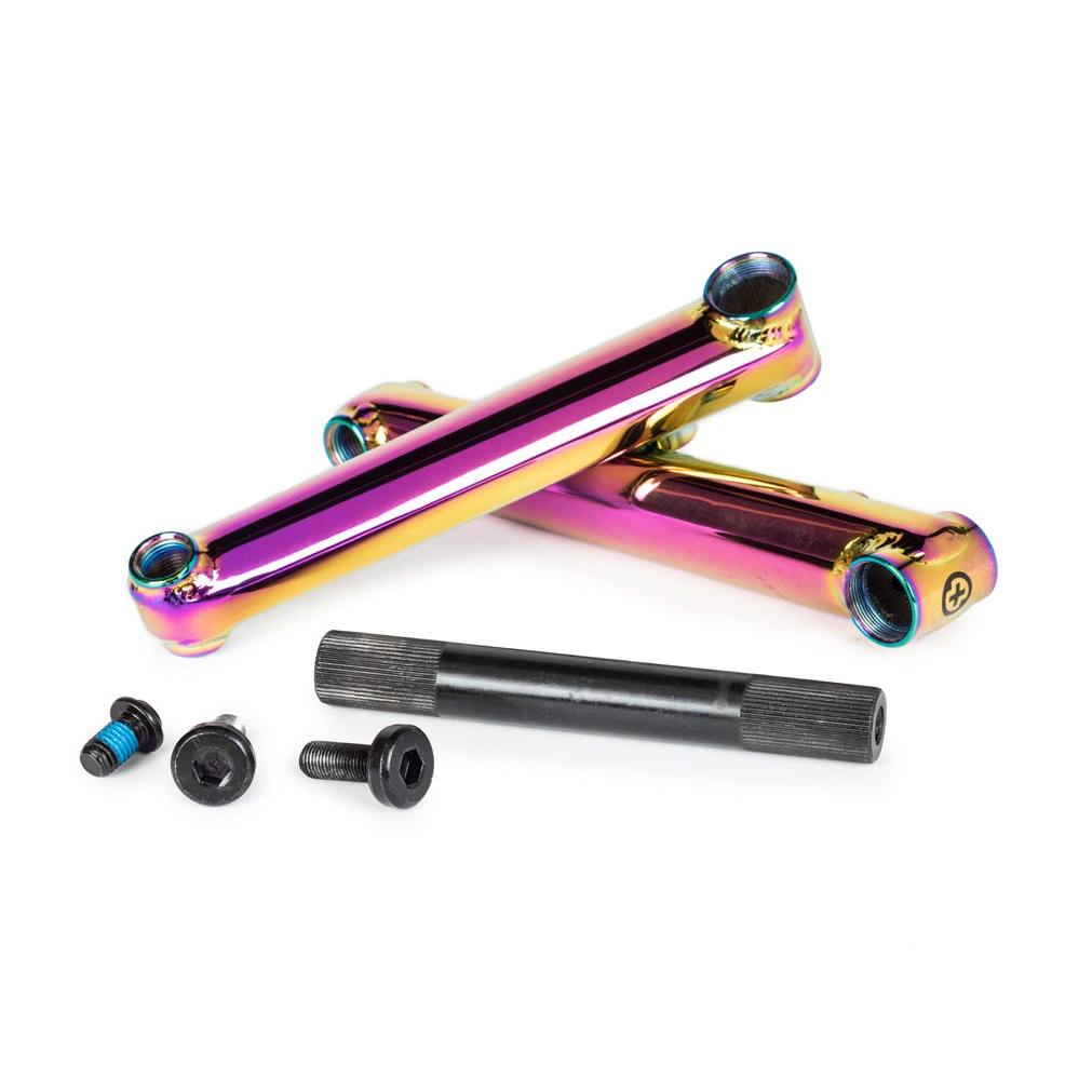 Salt Plus Pro 48 Cranks With Bottom Bracket 165mm Oil Slick – 99 Bikes