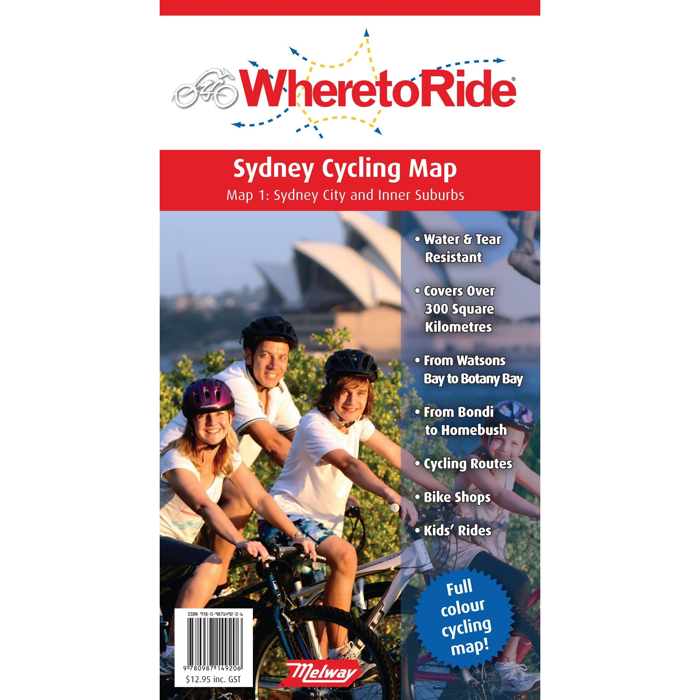 Book - Where To Ride Sydney Cycling Map – 99 Bikes